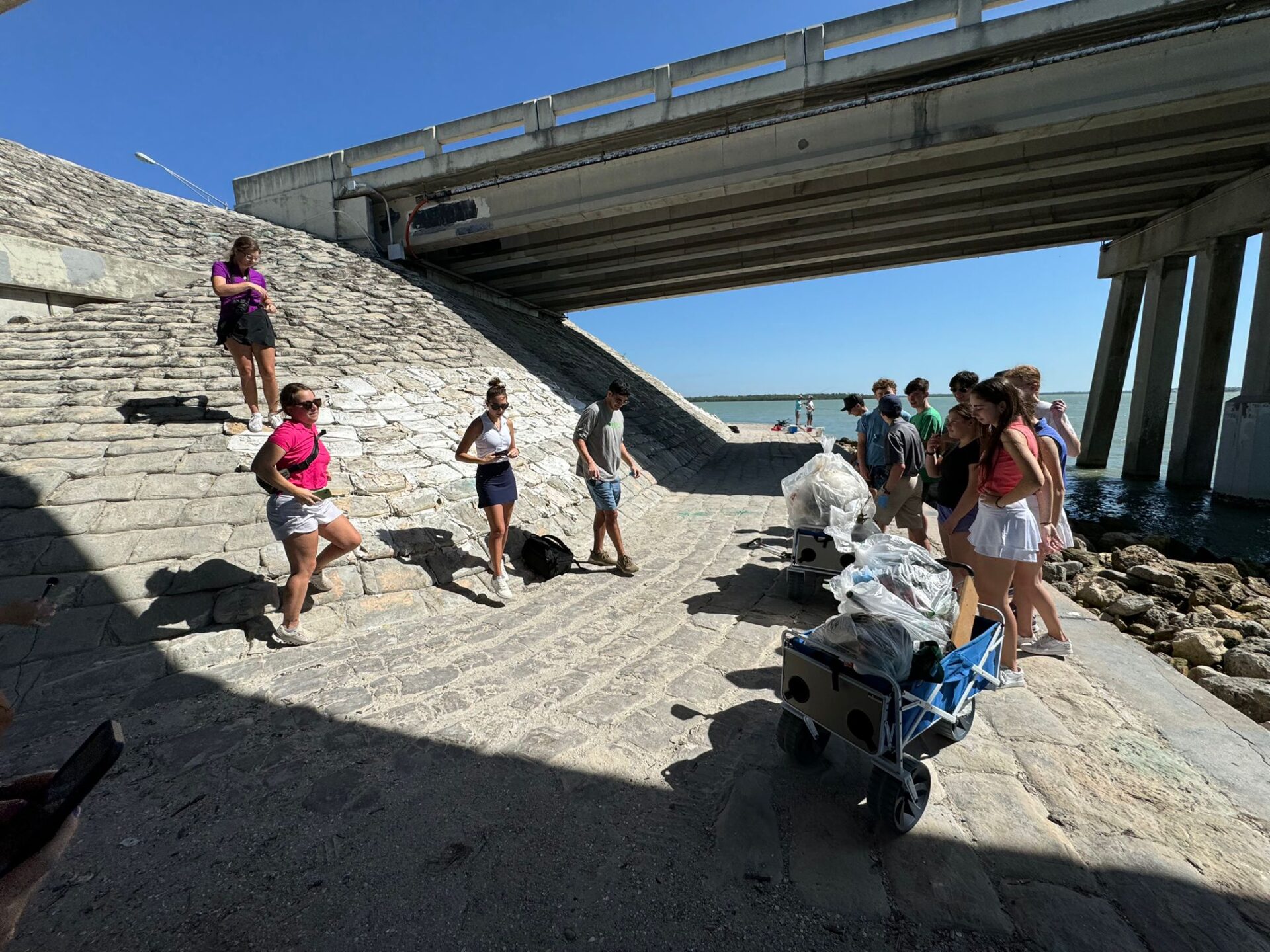 First Tee Champions Cleanup at Jolley Bridge | Keep Collier Beautiful